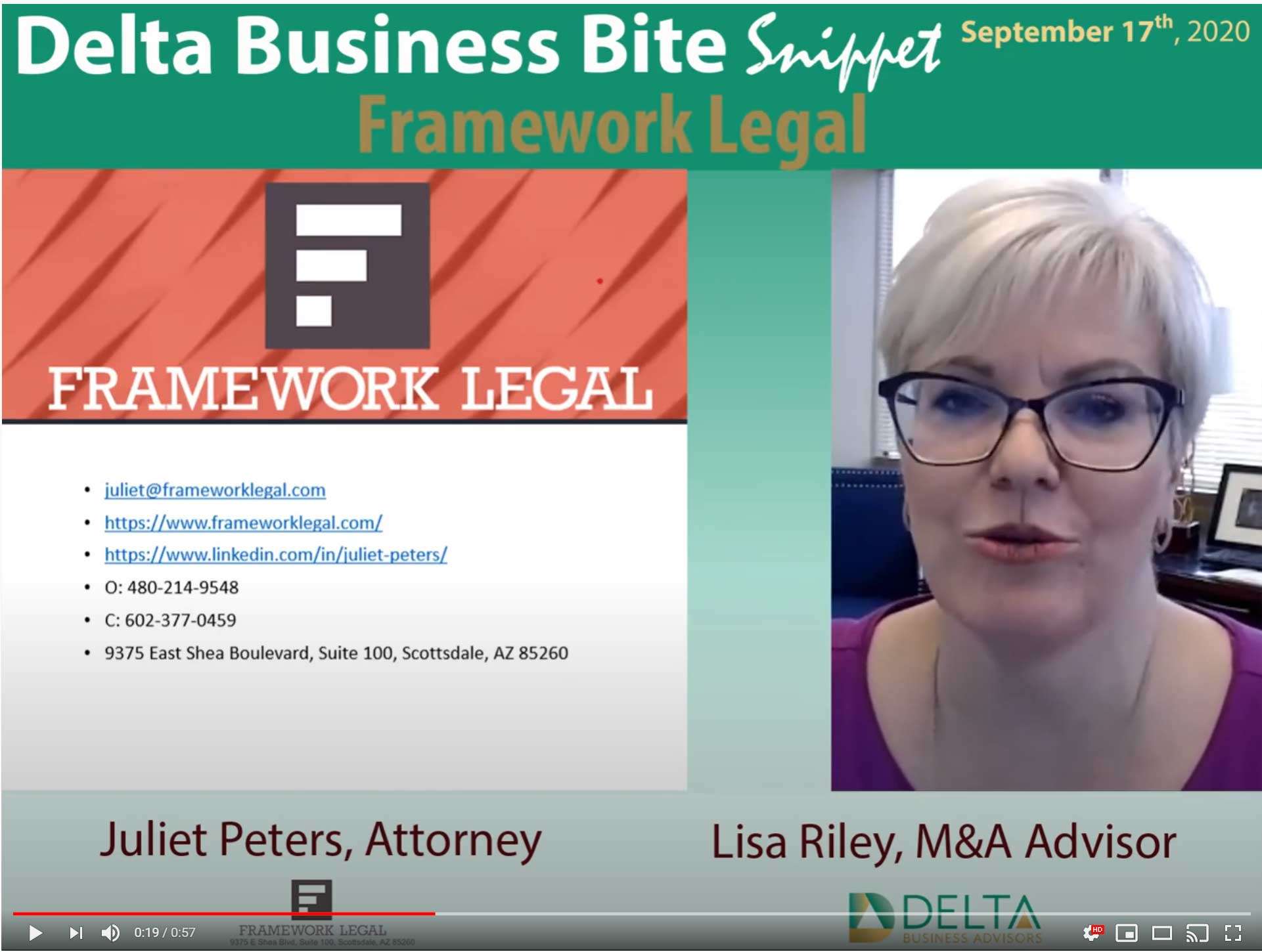 Delta Snippet Framework Legal Intro | Delta Business Advisors
